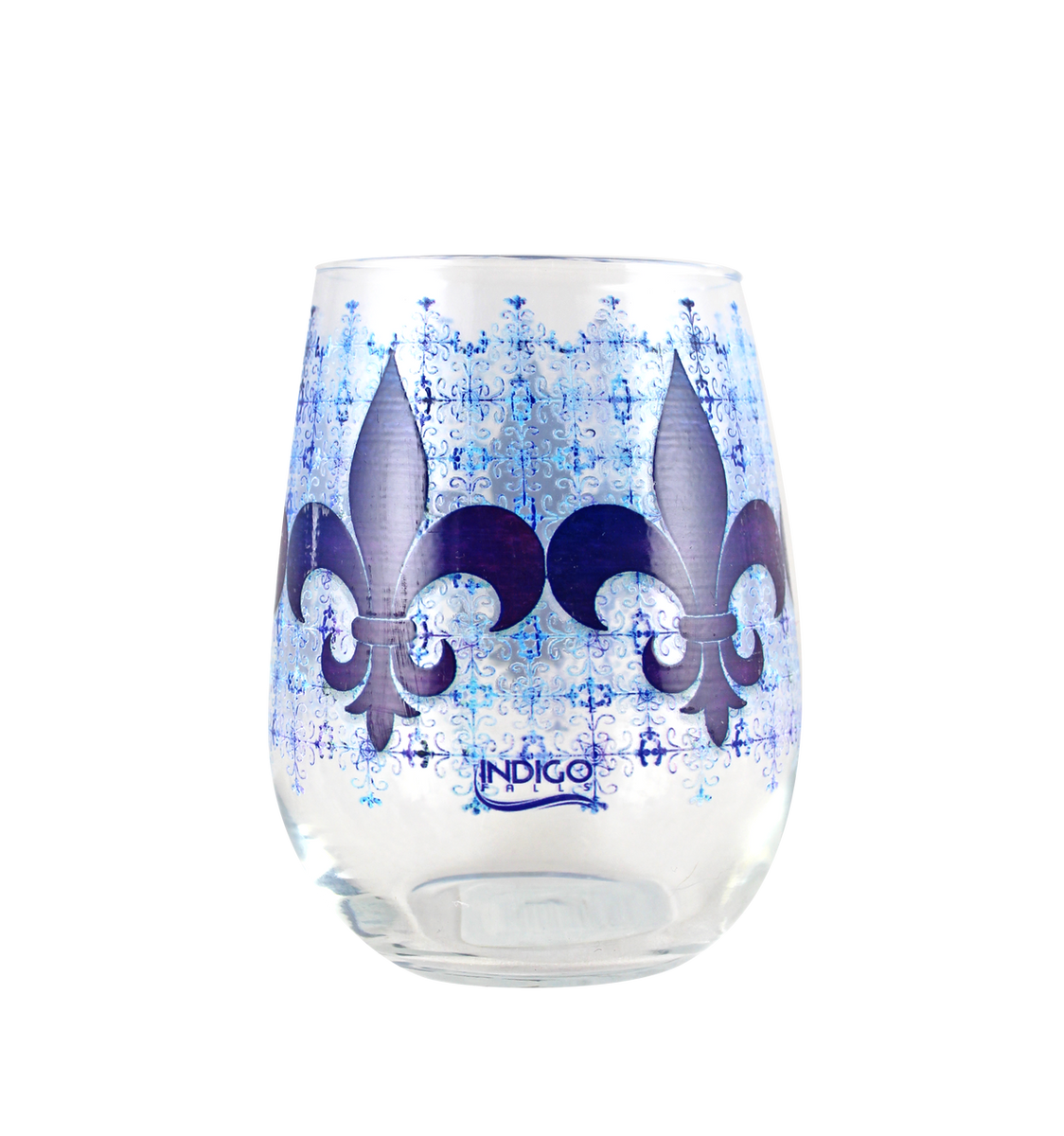 GET TO KNOW Textured Glassware - Indigo Falls