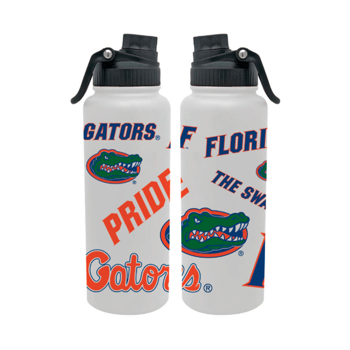 Florida Gators 34oz Stainless Steel Medley Aqua Bottle - Indigo Falls