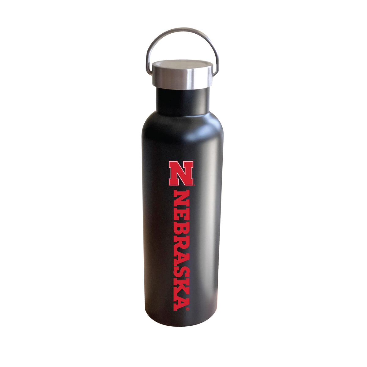 Nebraska Cornhuskers 26oz Stainless Steel Wordmark Voda Bottle - Indigo ...