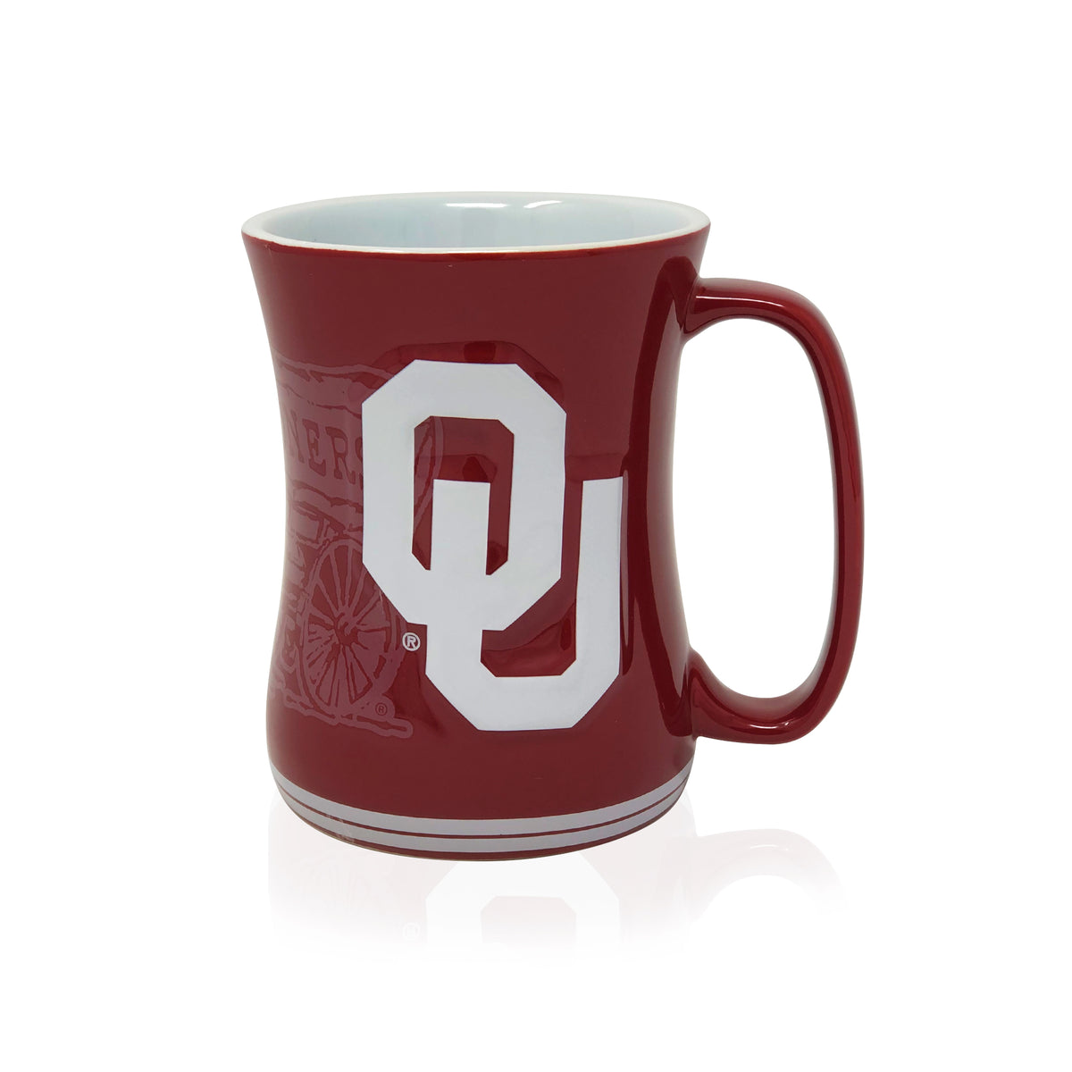 Indigo Falls | 16oz Oklahoma Sooners Sculpted Barista Mug