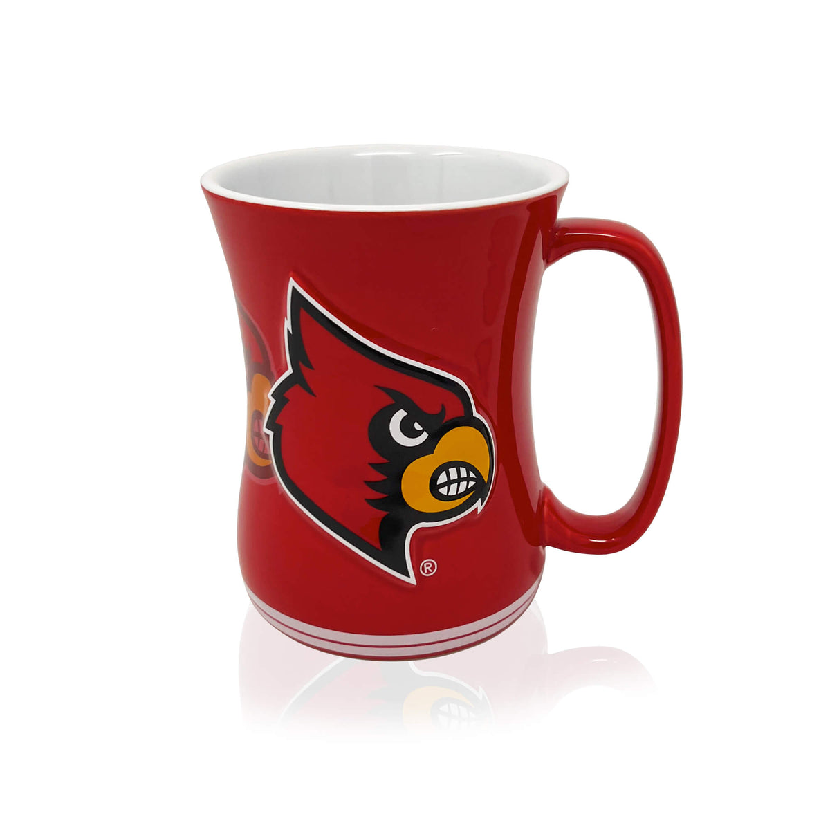 16oz Louisville Cardinals Sculpted Barista Mug - Indigo Falls