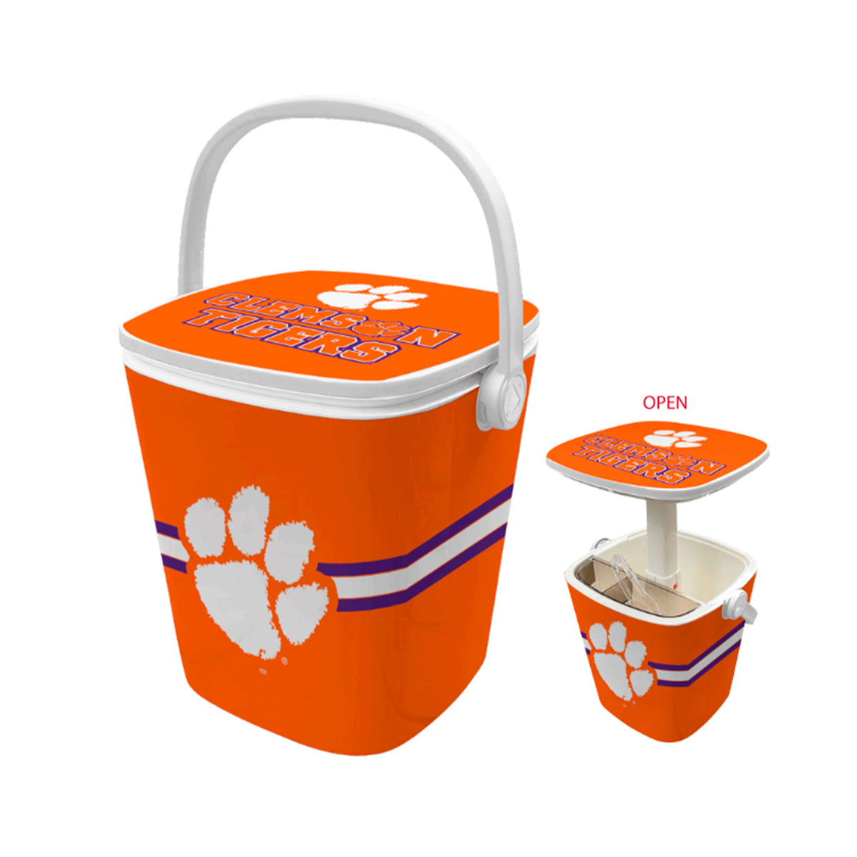 16qt Clemson Tigers Mini Cool Bar Cooler - Indigo Falls